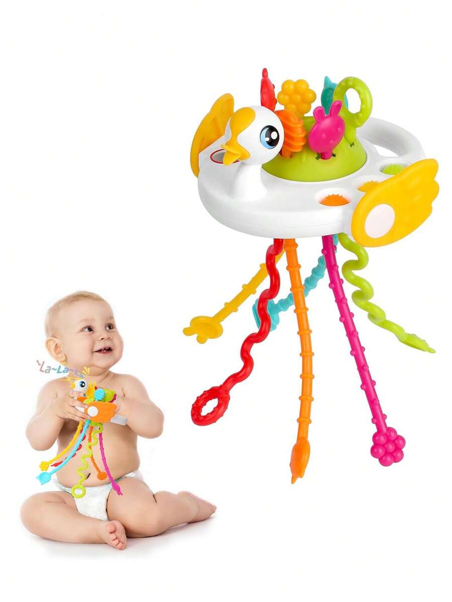 Montessori Sensory Pull Cord Grasping Active Sport Toys, Baby Infant ...