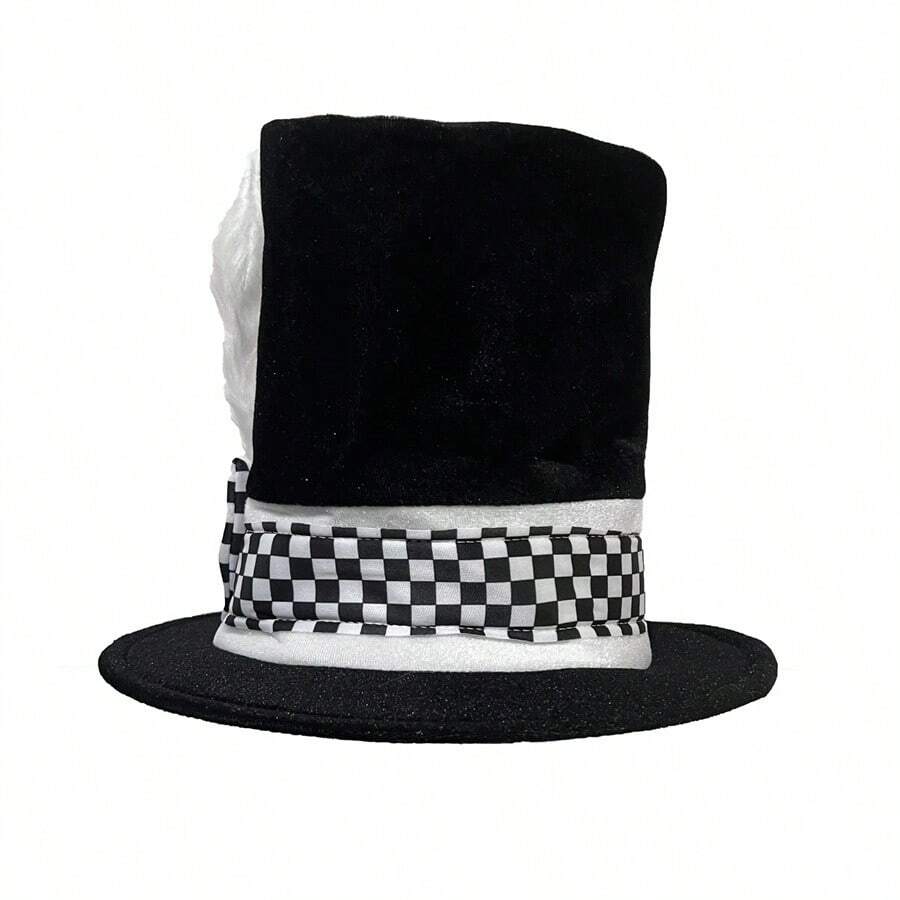 Easter Day White Rabbit Top Hat Alice Wonderland Cosplay Bunny Bowler ...