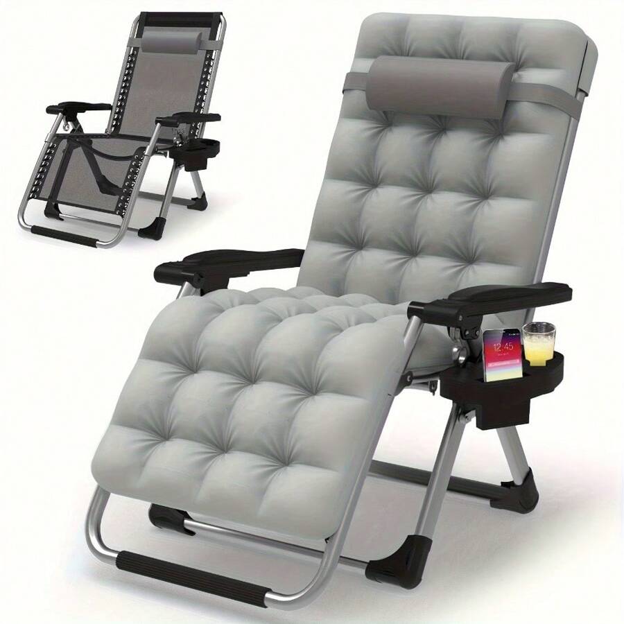 SUTECK Zero Gravity Chair - Reclining Camping Lounge Chair With ...