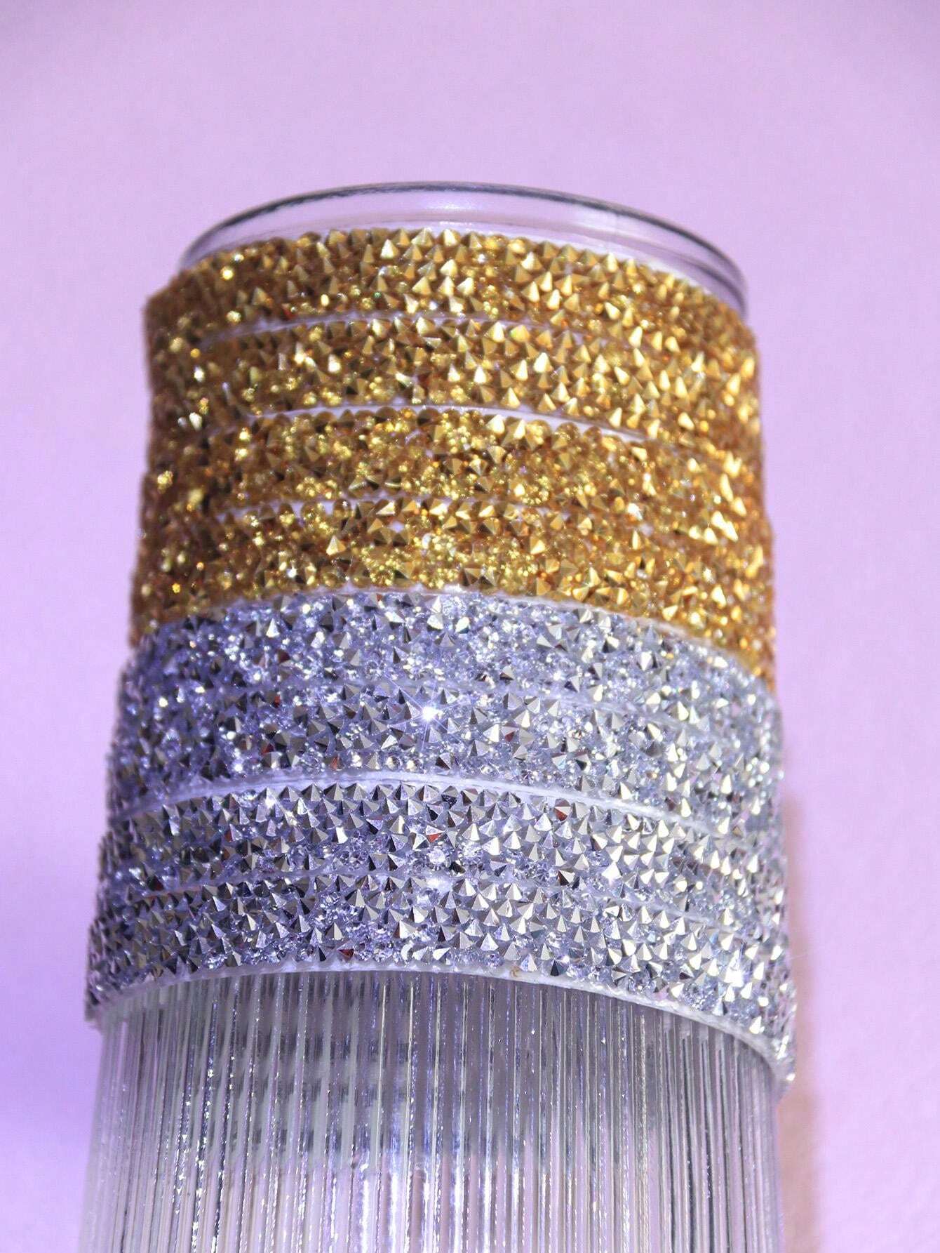 Crystal Rhinestone Stickers Ribbon 1 Yards Diamond Rhinestone Ribbon ...