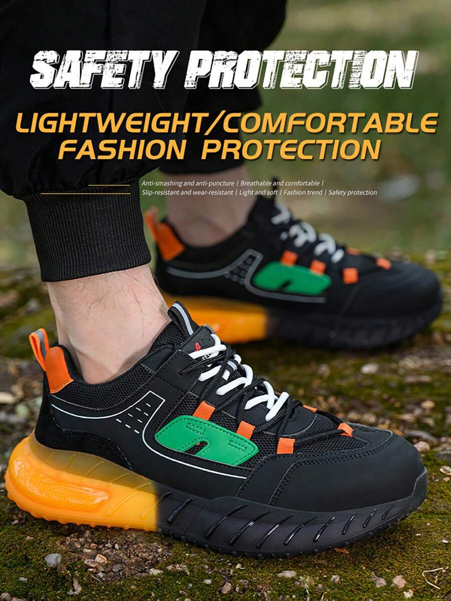 Steel Toe Sneakers For Men Indestructible Work Shoes Lightweight ...