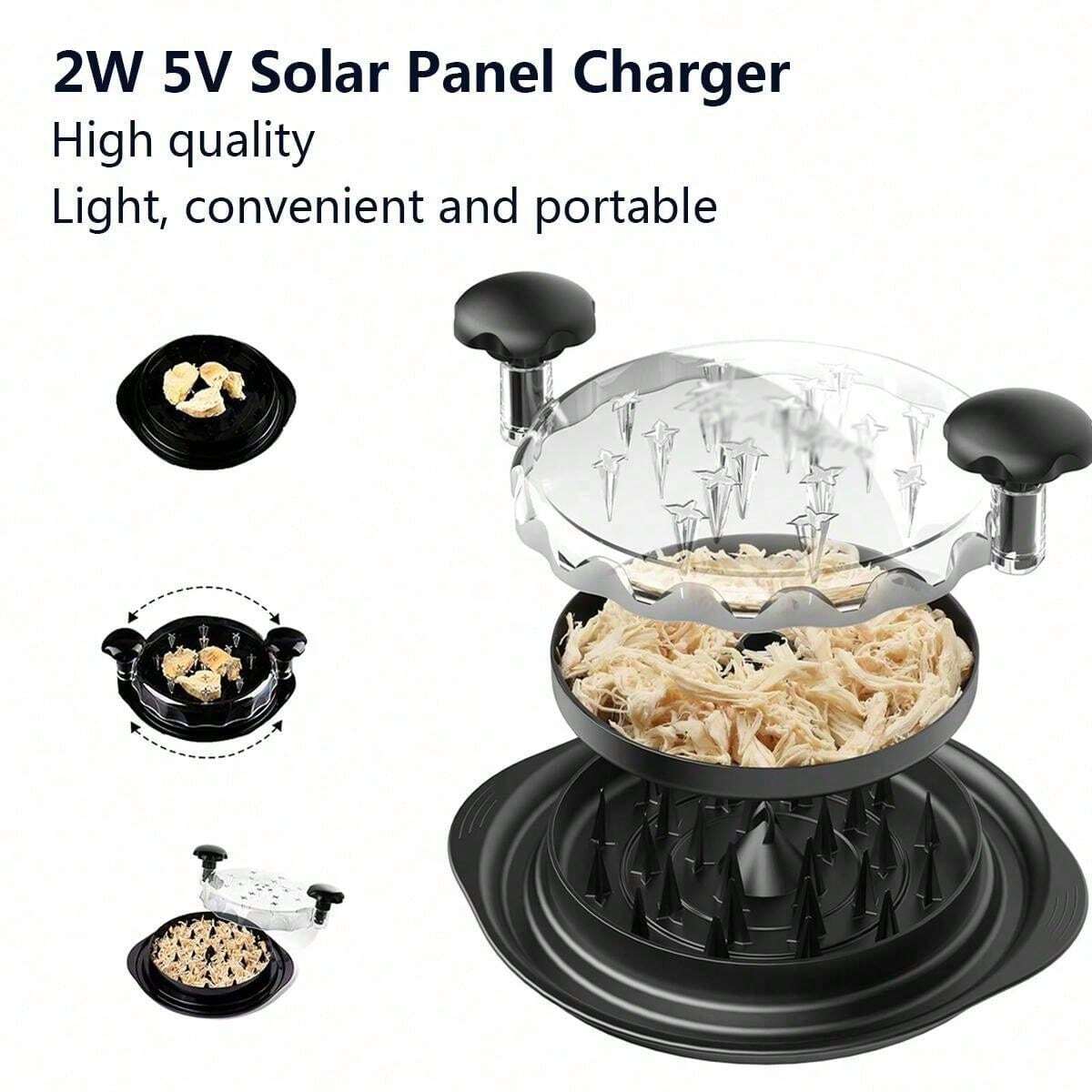A Convenient And Time-Saving Chicken Breast Shredder Transparent Cover ...