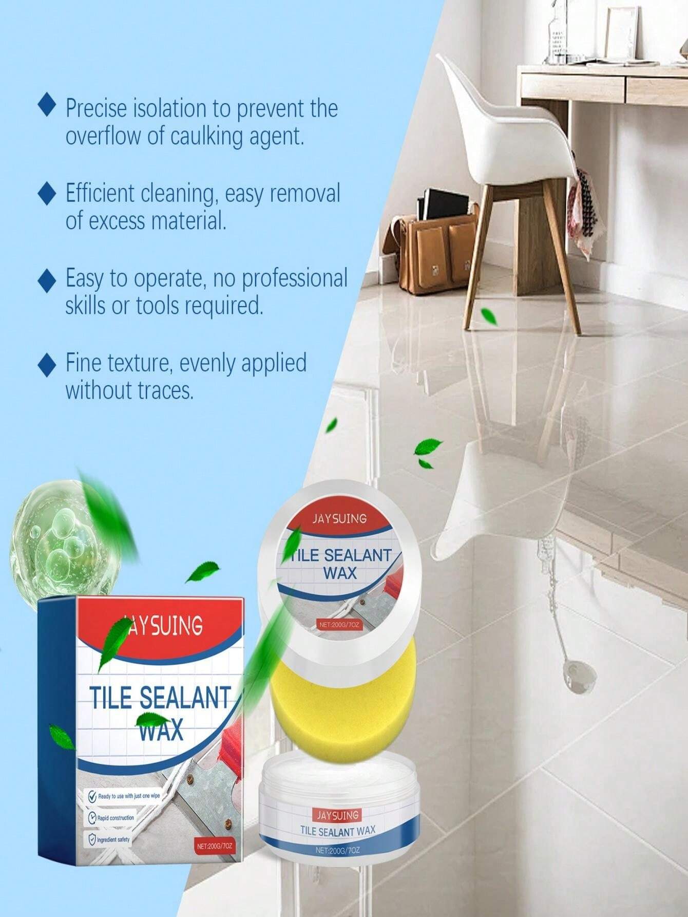 Tile Grout Isolation Wax - Easily Clean And Isolate Dirt In Floor And Wall Tile Gaps | SHEIN UK