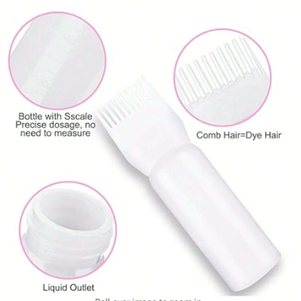 Hair Oiling Applicator, Root Comb Applicator Bottle With Graduated ...