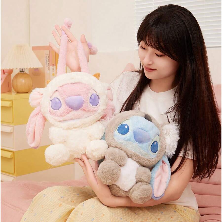 Miniso Disney Stitch Collection 11in. Costume Animal Plush Toy(Piglet ...