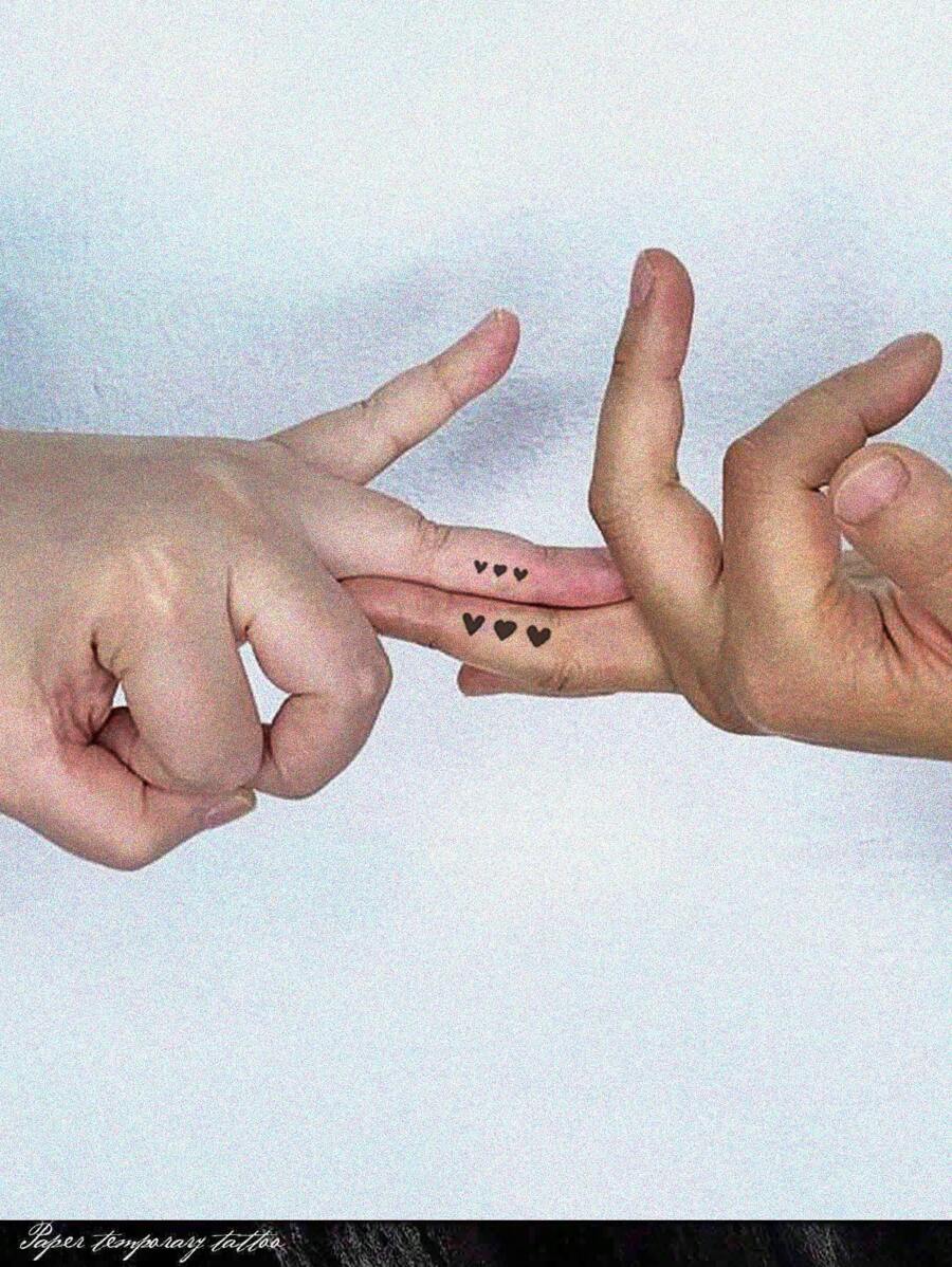 6 pièces Tatouages temporaires pour la main, autocollants de tatouage ...