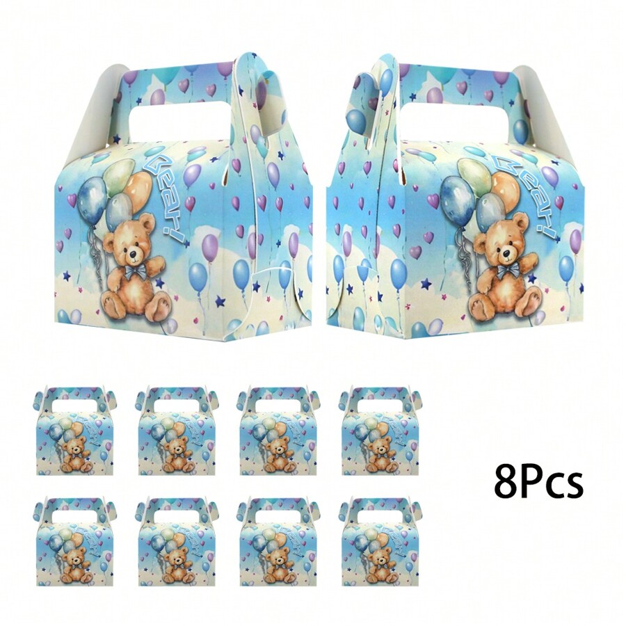 Farm Animals Party Favor Treat Boxes 8Pcs Farm Animals Gift Boxes ...