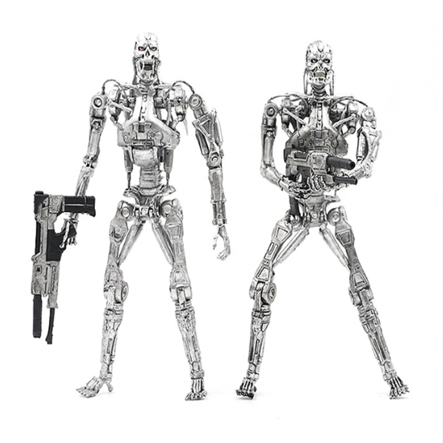 NECA NECA Terminator Series T-1000 Broken Head Version Terminator T-800 ...