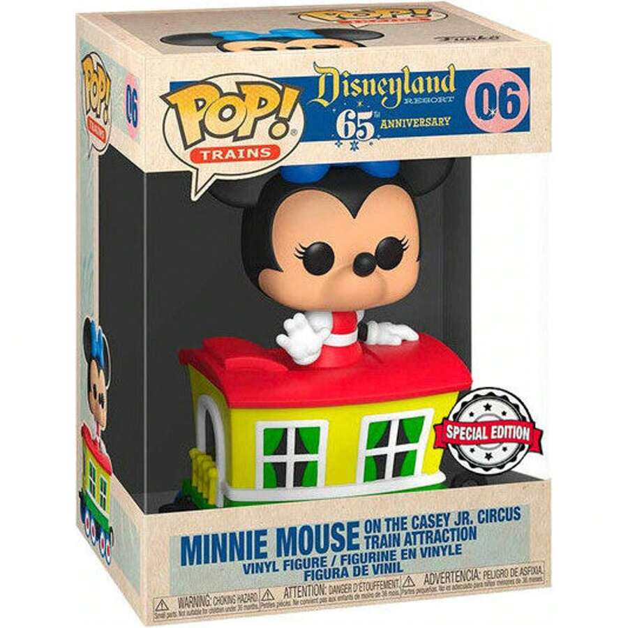 Funko | POP FIGURE DISNEY TRAIN CASEY JR- MINNIE IN CAR 6 EXCLUSIVO ...
