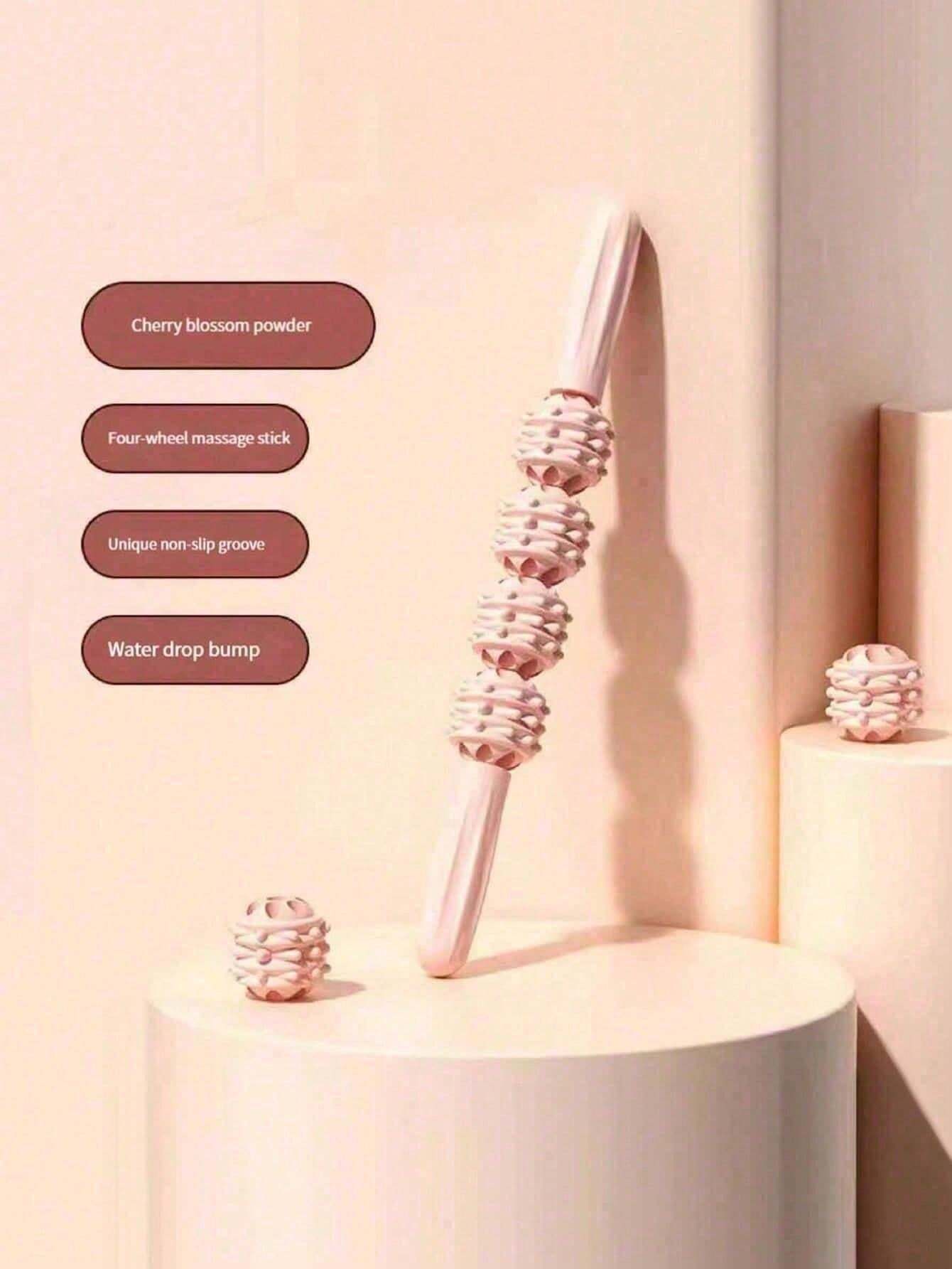 Mace Massages Muscles To Relax Body Yoga Pole Roller Roller Massage ...