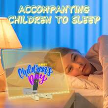 Creative Rewritable Message Board Set,Glowing Acrylic Message Marker ...