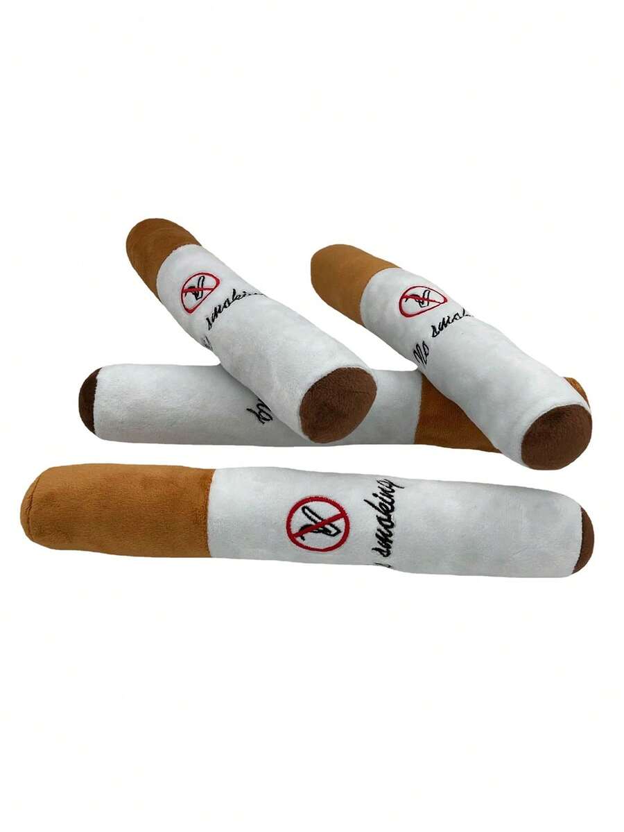 New Pet Toy Chewable Plush Fake Cigar Squeaky Toy | SHEIN South Africa