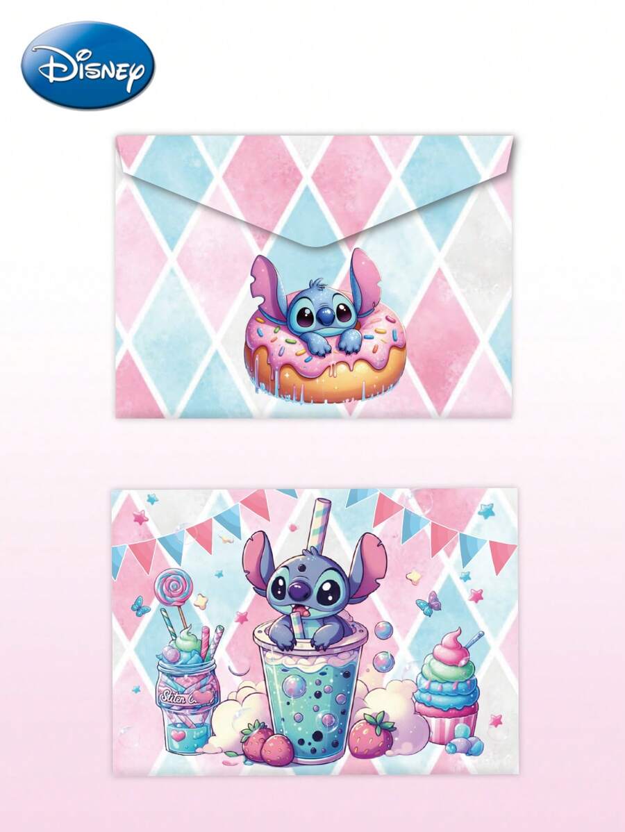 Disney 12Sets Disney Officially Licensed Stitch Invitation Cards ...