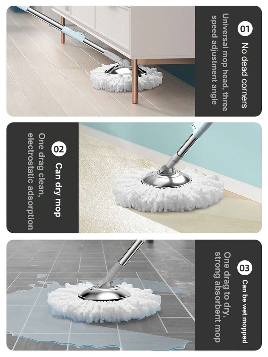 1 set, Nuevo trapeador de separación de aguas residuales sin manos con ...