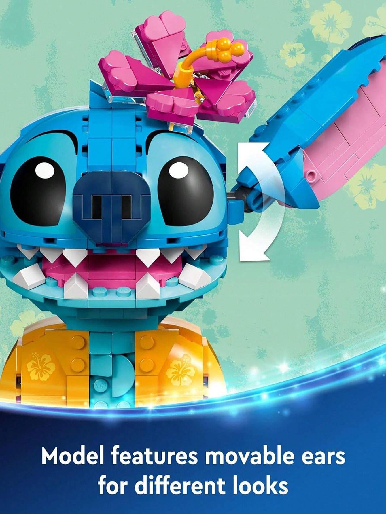 LEGO LEGO Disney Stitch Toy Building Kit, Disney Toy For 9 Year Old ...