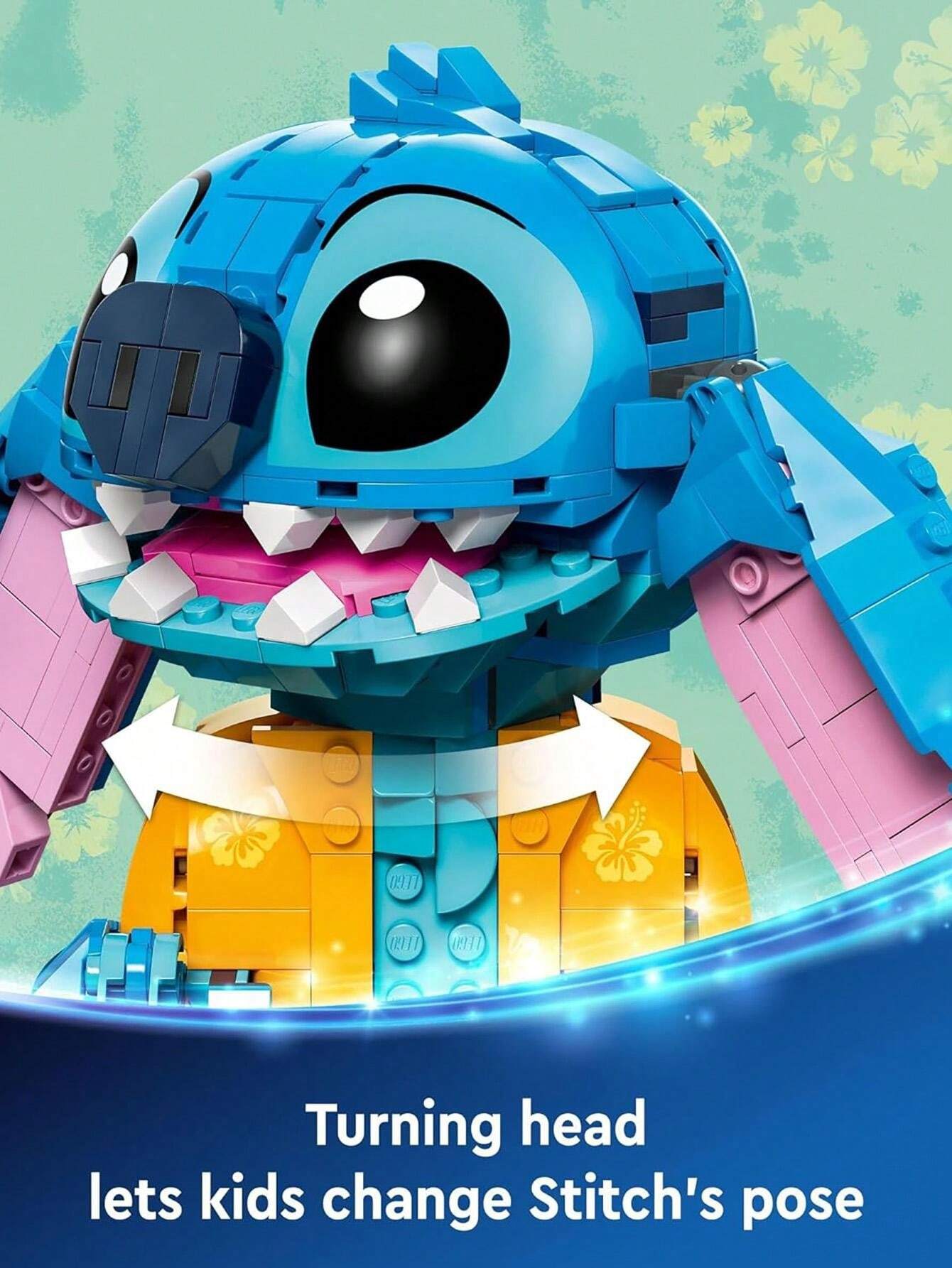 LEGO LEGO Disney Stitch Toy Building Kit, Disney Toy For 9 Year Old ...