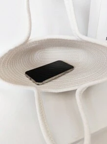 Rope Handbag, Solid Color, Cute & Compact, Suitable For Beach ...
