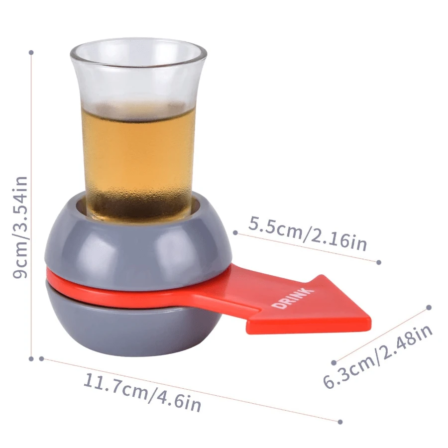 Jogo de Bebida Giro do Shot Divertido, Jogo de Giro de Shot, Jogos de ...