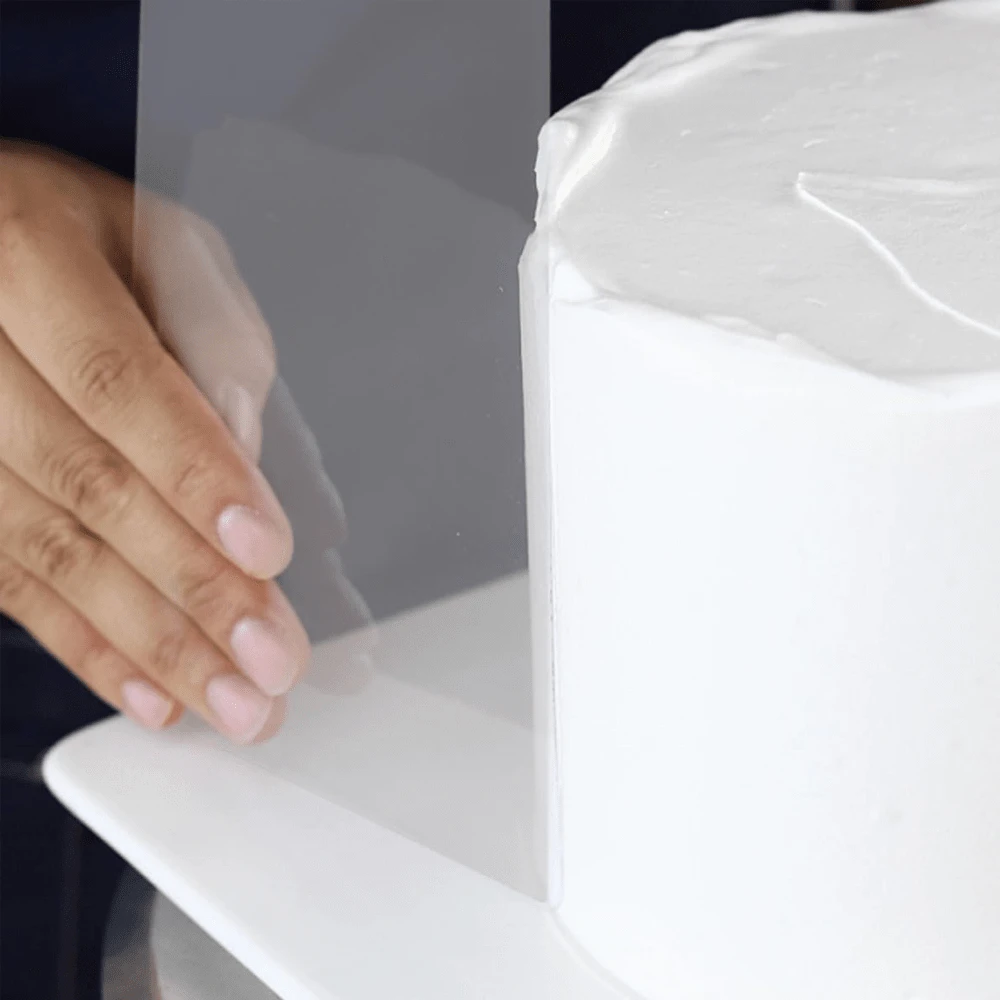 Acrylic Cake Scraper, Cake Decorating Outline Comb, Cake Buttercream ...