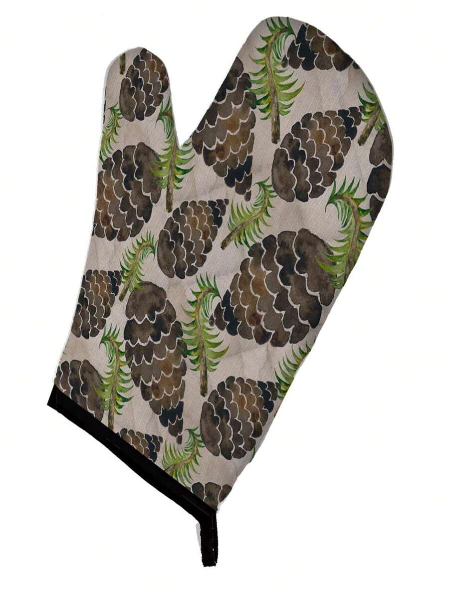 Watercolor Pine Cones Oven Mitt | SHEIN USA