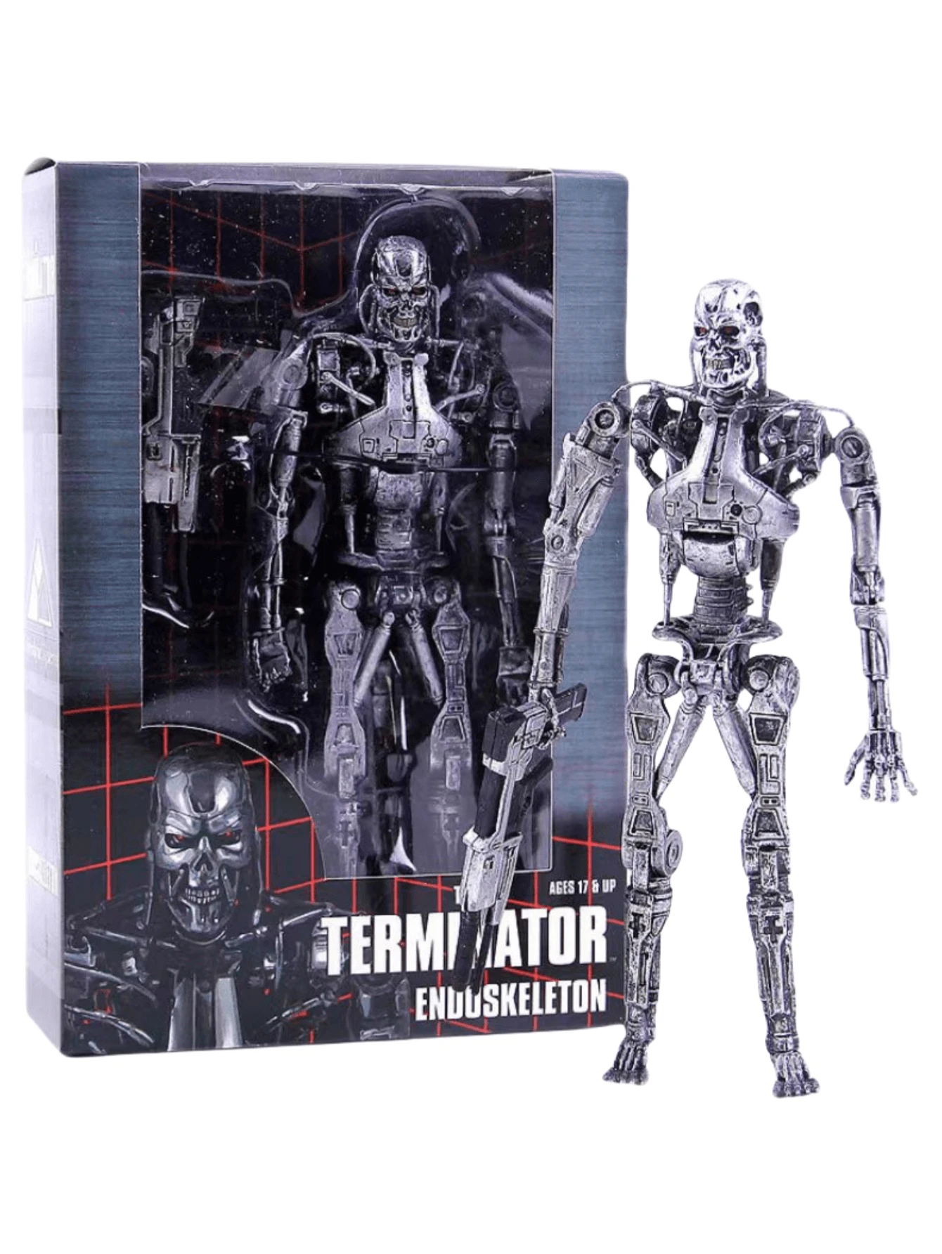 NECA NECA Terminator 2 Movie Collection T-800 And Rebel T-1000 Fateful ...