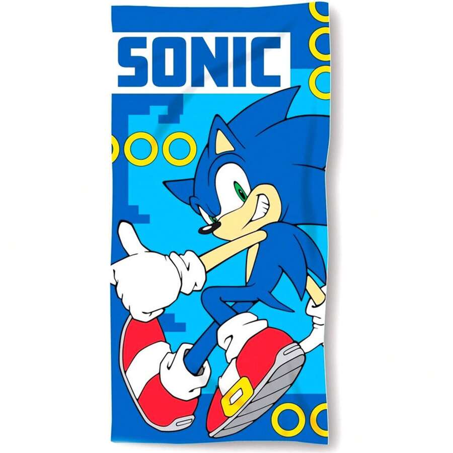 Sonic THE HEDGEHOG COTTON TOWEL - High Quality Official Licensed Towel ...