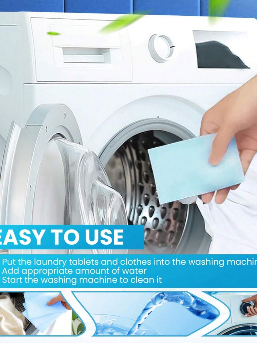 Fabric Cleaning Sheets - Deep Cleaning, Grease & Stain Removal, Long ...