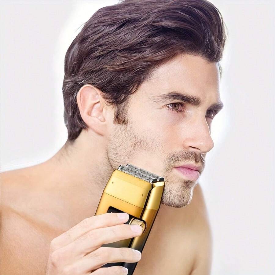 Electric Foil And Bald Shavers 2 In 1 Double Shaver For Men Blade And ...