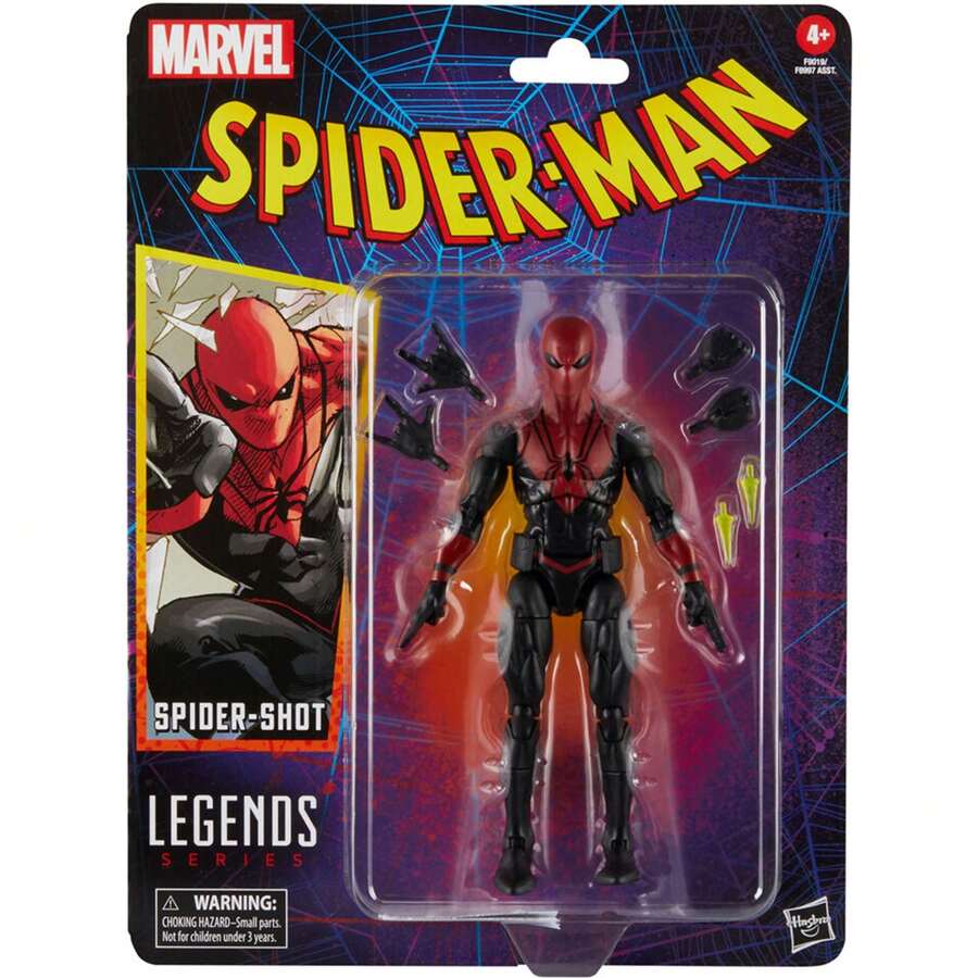 Hasbro FIGURA SPIDER-SHOT SPIDERMAN MARVEL 15CM - Figura Coleccionable ...