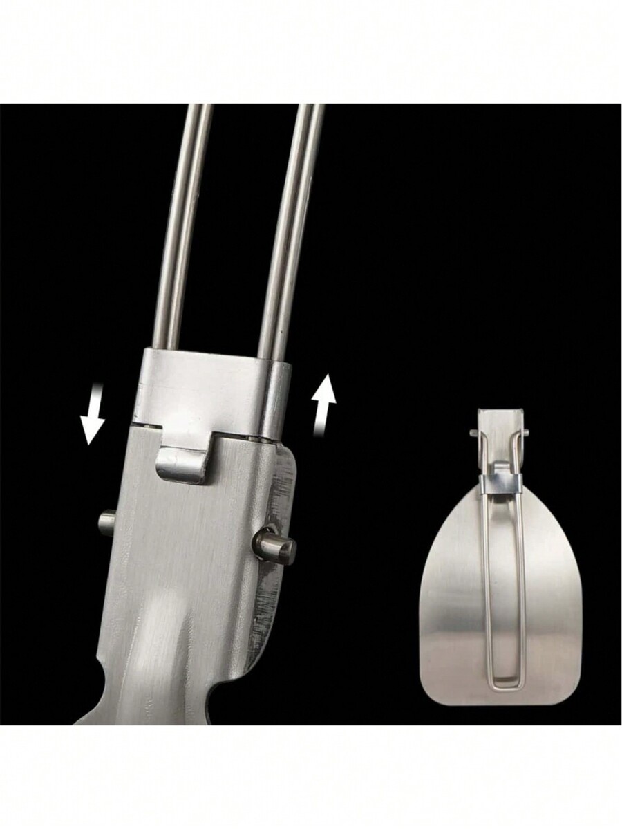 Outdoor Folding Frying Spatula Camping Portable 304 Stainless Steel ...