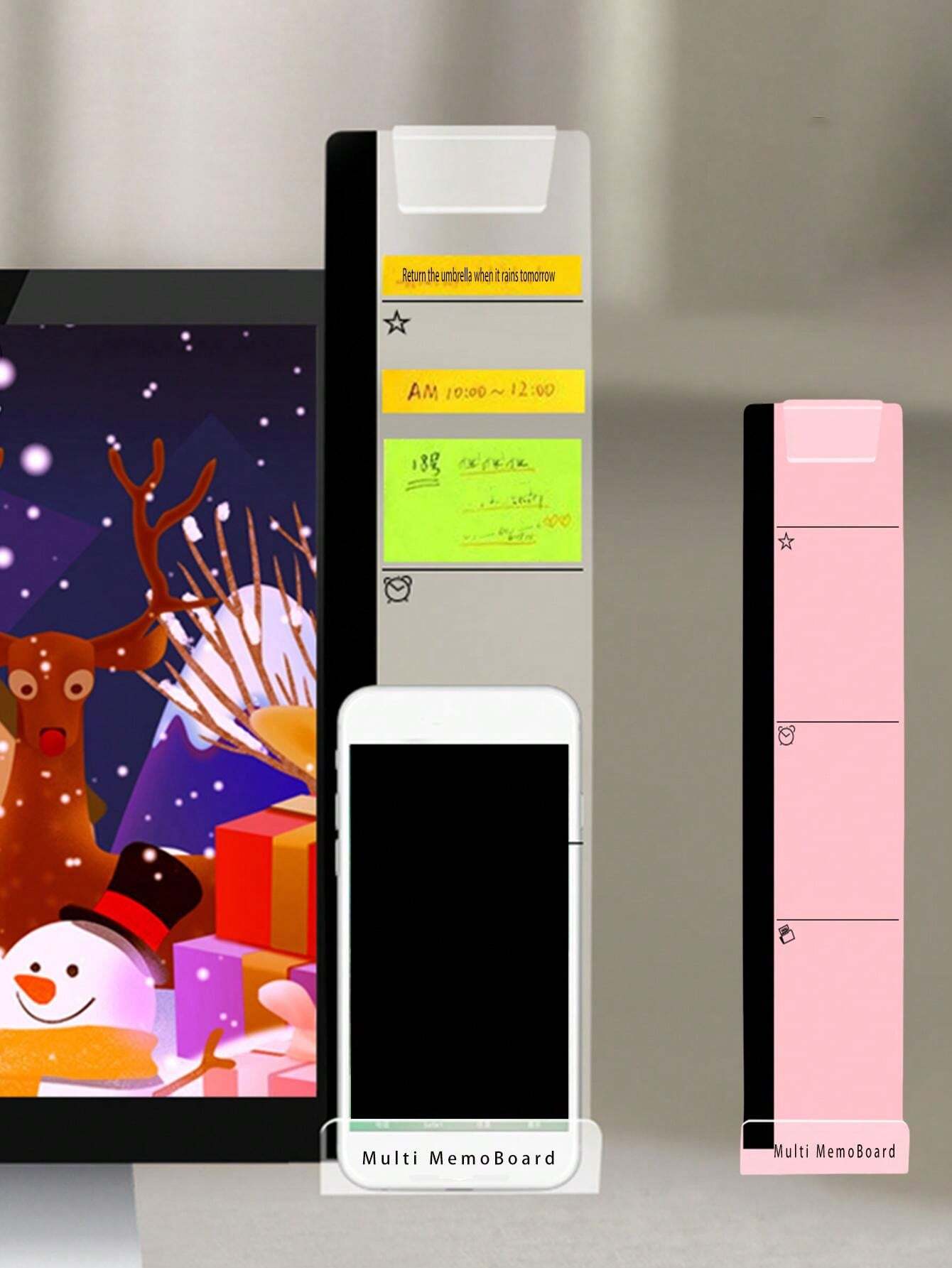 1 Bent Right Display Message Board Display Side Sticky Note Acrylic ...