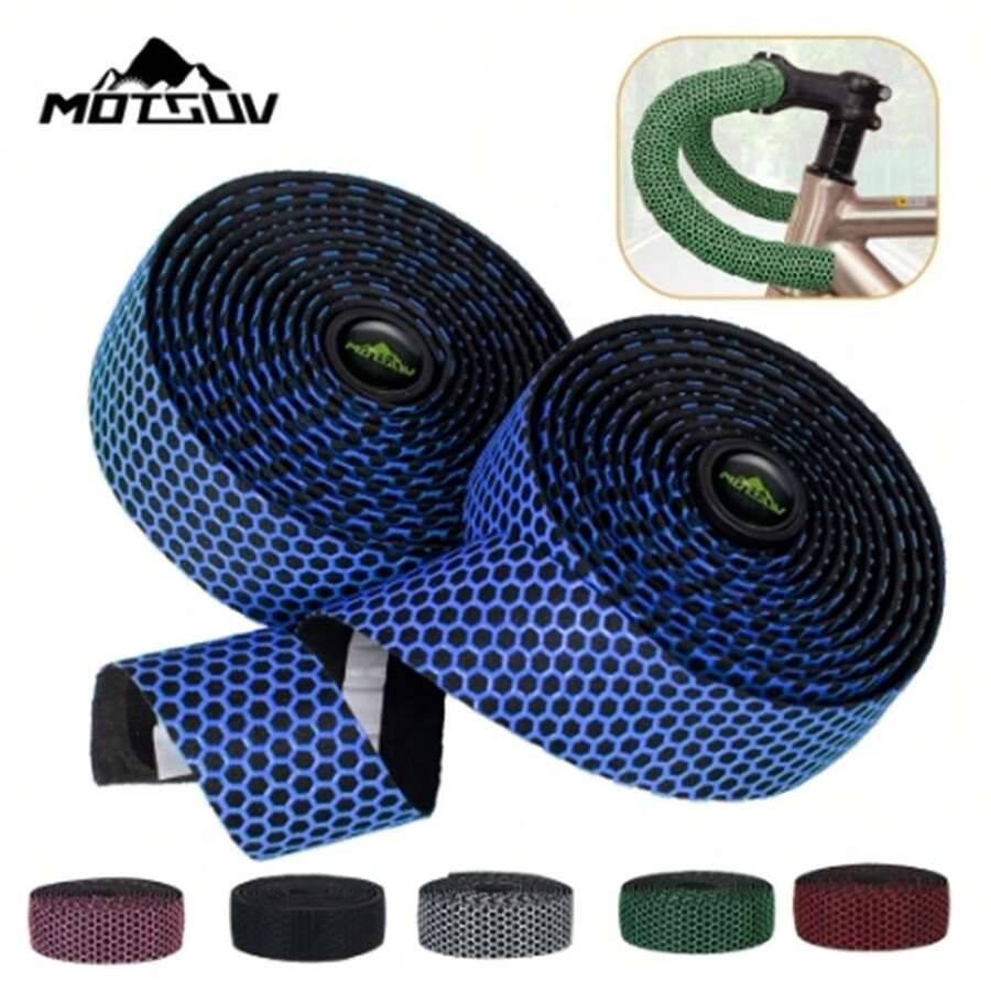 EVA Wrap Handlebar Tape, Bicycle Straps, Honeycomb Anti-Slip Silicone ...