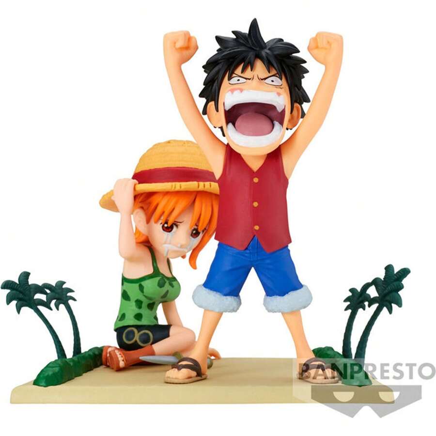 Banpresto | LUFFY & NAMI FIGUR WCF LOG STORIES ONE PIECE 7CM ...