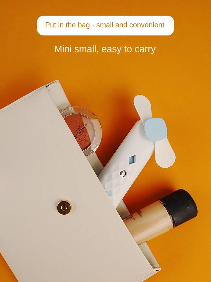 Hand Held Water Spray Mist Hand Fan, Usb 2 In 1 Mini Air Cooler Fan ...