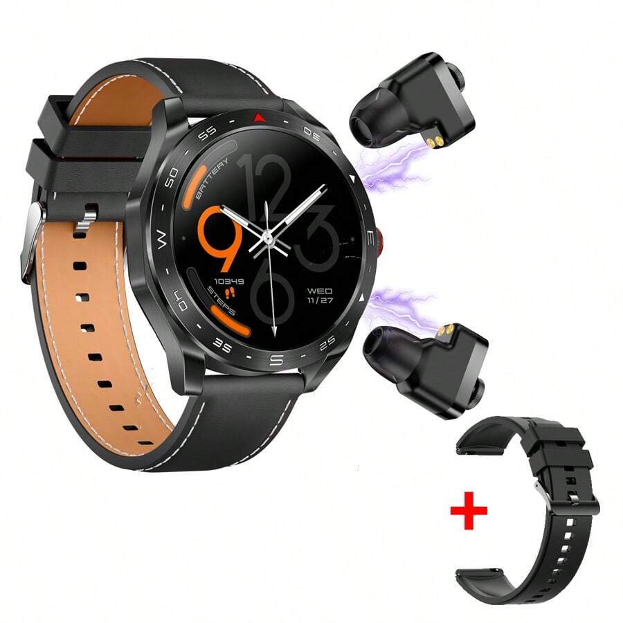 New Smartwatch Wireless TWS Bluetooth Earphones 2-In-1 Call, Exercise ...