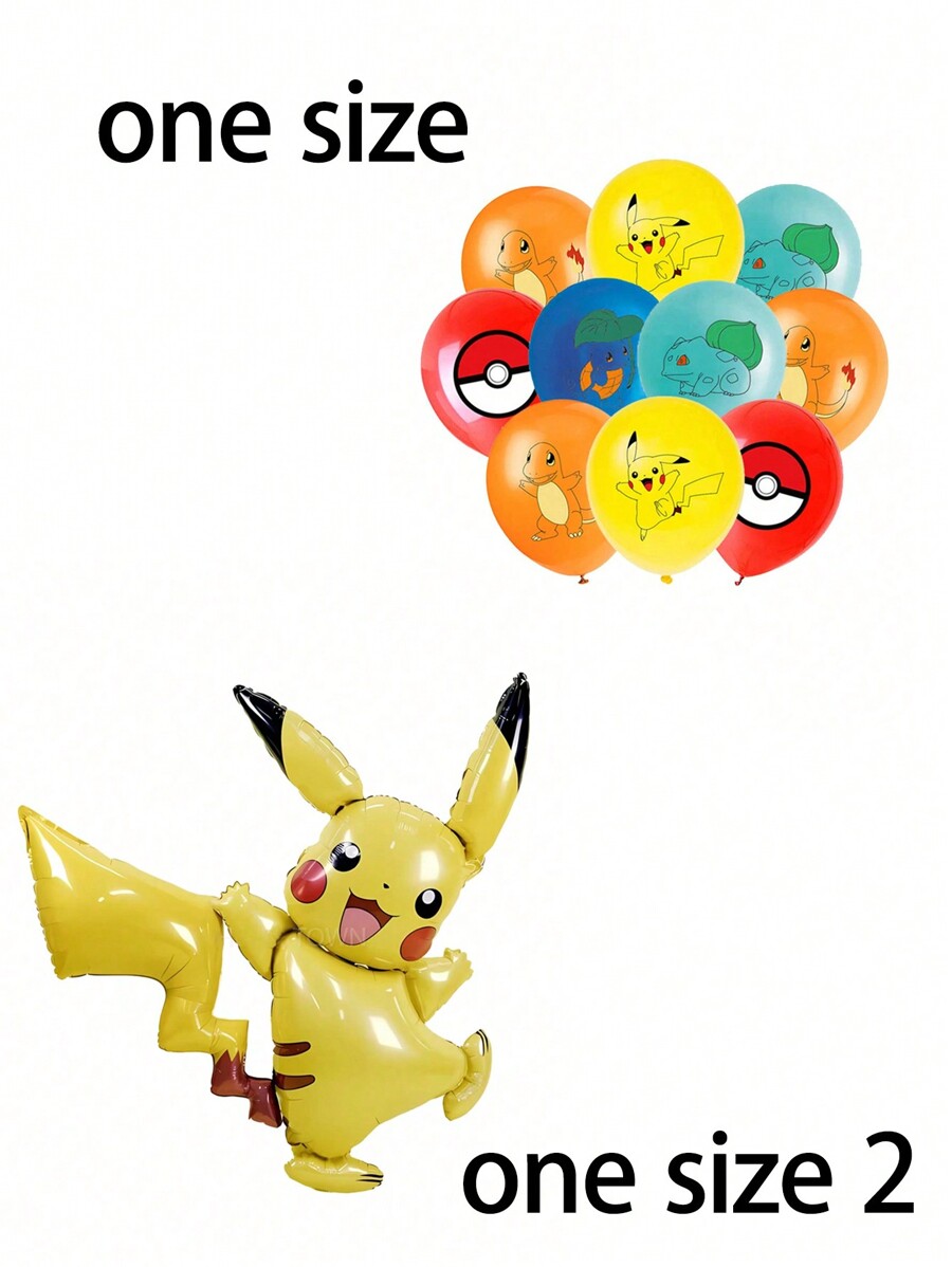 20pcs/Set Anime Cartoon Figure Balloon Birthday Party Holiday ...