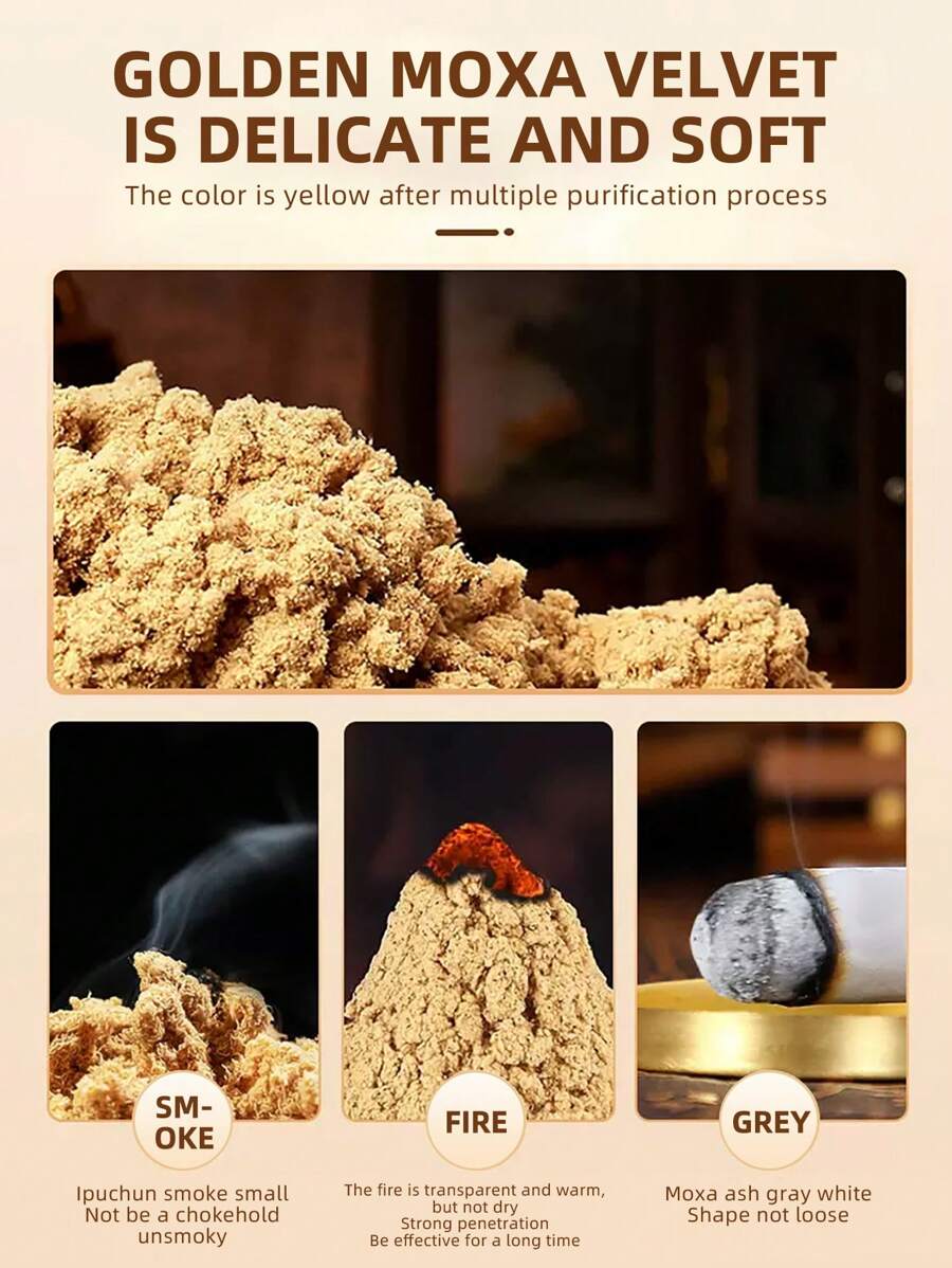 1 Box Of 54pcs Moxa Sticks, Chinese Herbal Medicine Moxibustion For ...