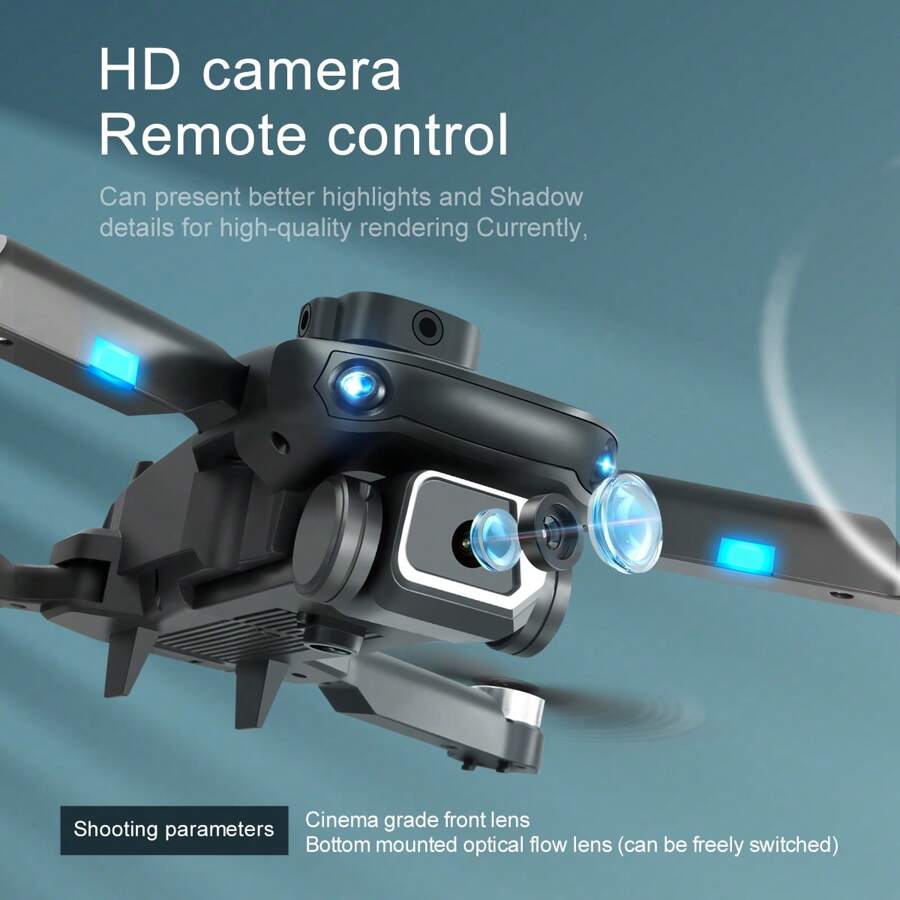 Dron plegable S150 con cámaras motorizadas HD duales, motores sin ...