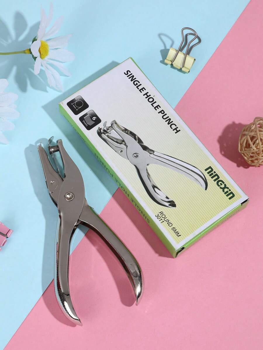 6mm Single Hole Manual Round Punch Paper Punch Hole Puncher For Student ...