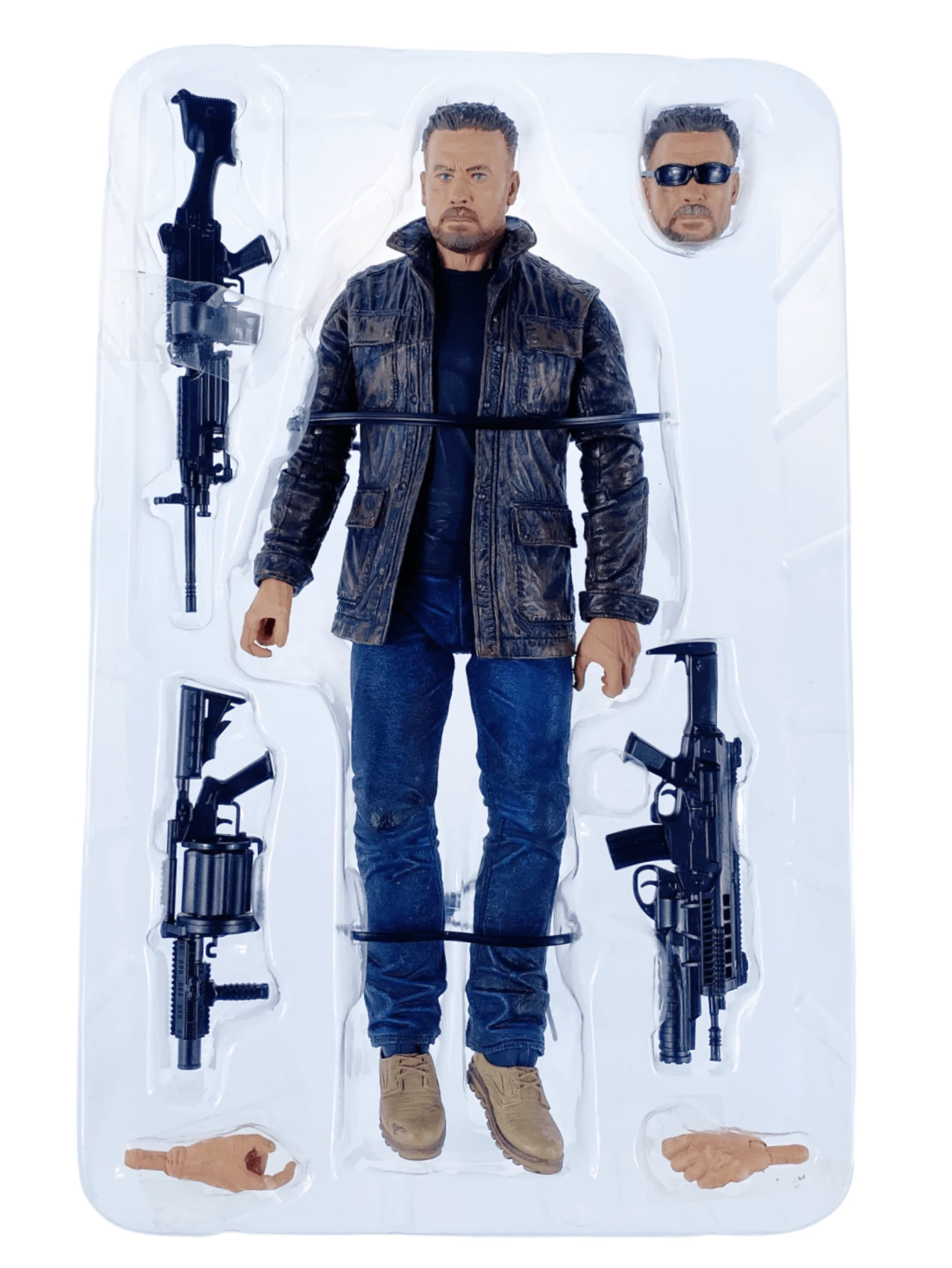 NECA NECA Terminator 2 Movie Collection T-800 And Rebel T-1000 Fateful ...