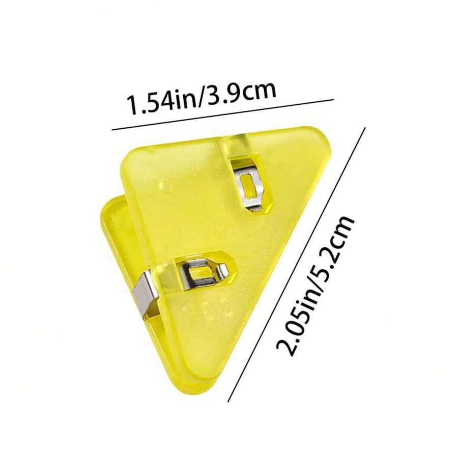 12 Pieces Corner Binder Triangle Binder Multi-Purpose Colorful Binder ...