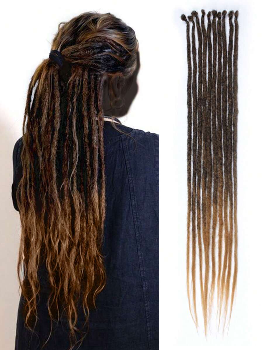 24 In Dreadlock Extensions Synthetic Single Ended Dreads Extensions ...
