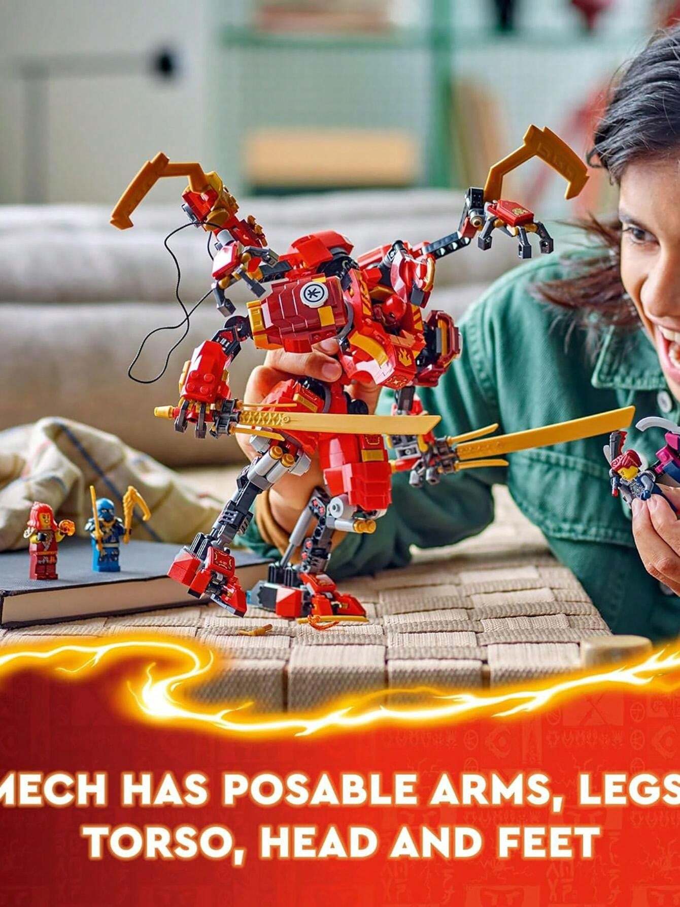 LEGO Juego de juguete LEGO Kai's Ninja Climber Mech Adventure, figura ...
