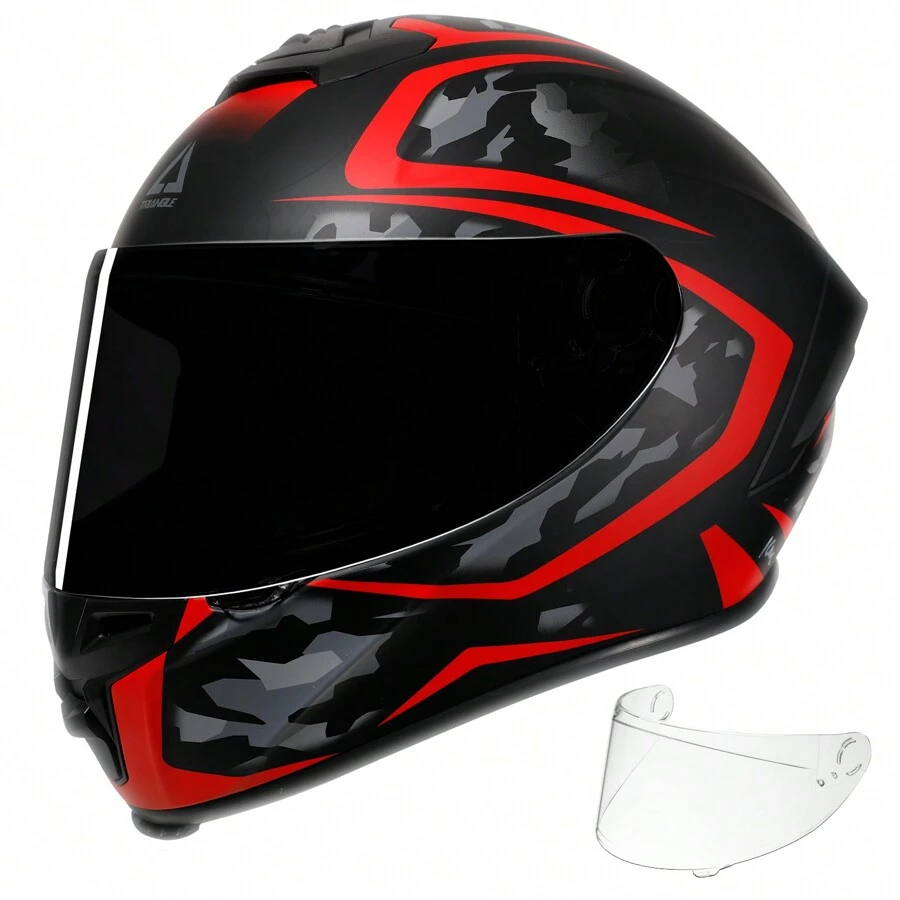 TRIANGLE Men's And Women's Personalized Cool Biker Motorcycle Helmets ...