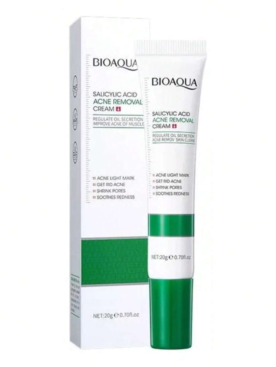 12 Crema Removedora de Acne Puntos Negros Bioaqua Acido Salicilico ...