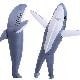 Inflatable Shark Costume Air Blow Up Jaws Jumpsuit Fancy Dress Funny ...