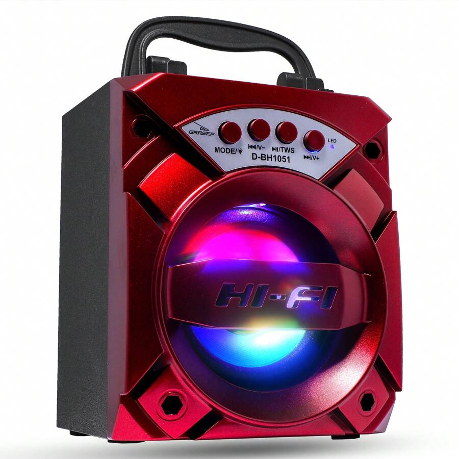 Portable Radio Bluetooth USB SD Card Type C P2 Integrated HI-FI FM ...