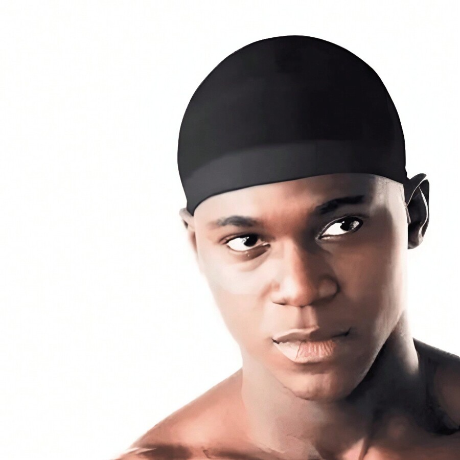 kit 2 Wave cap + 1 Bandana Durag Dureg Touca Waves Dread Trap Rap Cores ...
