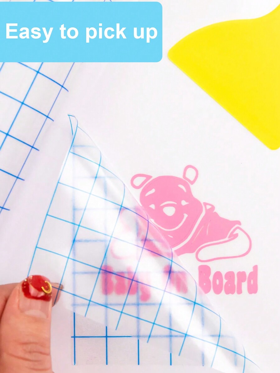 PET Mesh Sticker Transparent Transfer Paper Printing Adhesive ...