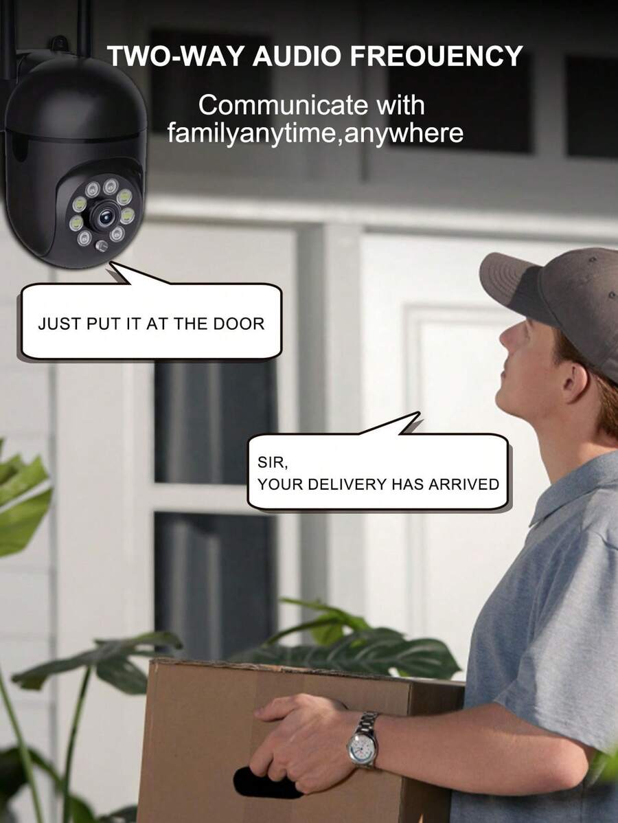 Teruhal 1 pieza Cámara de seguridad inalámbrica WiFi HD 1080P, video ...